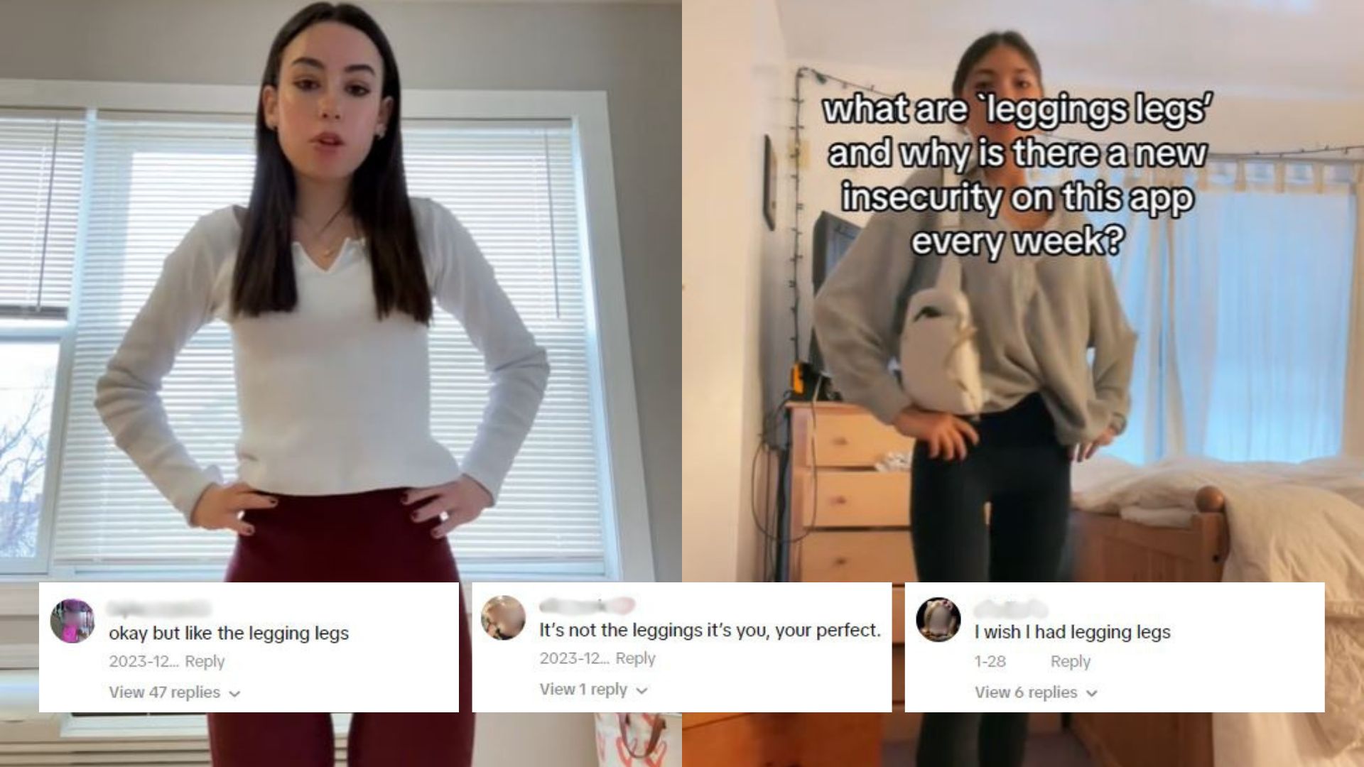 Dangerous ‘Legging Legs’ TikTok Trend Attacks Women's Bodies | marie claire