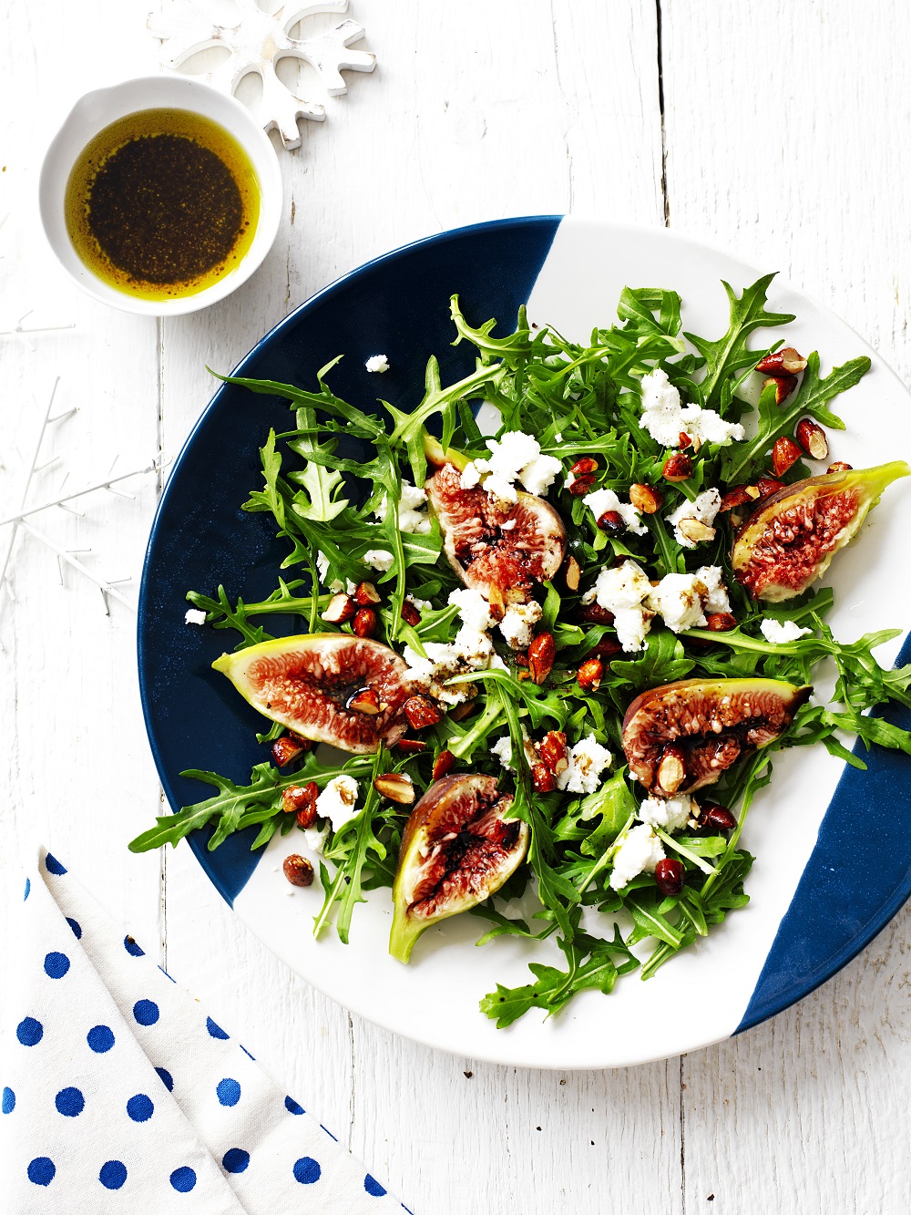 Fig Rocket And Goats Cheese Salad