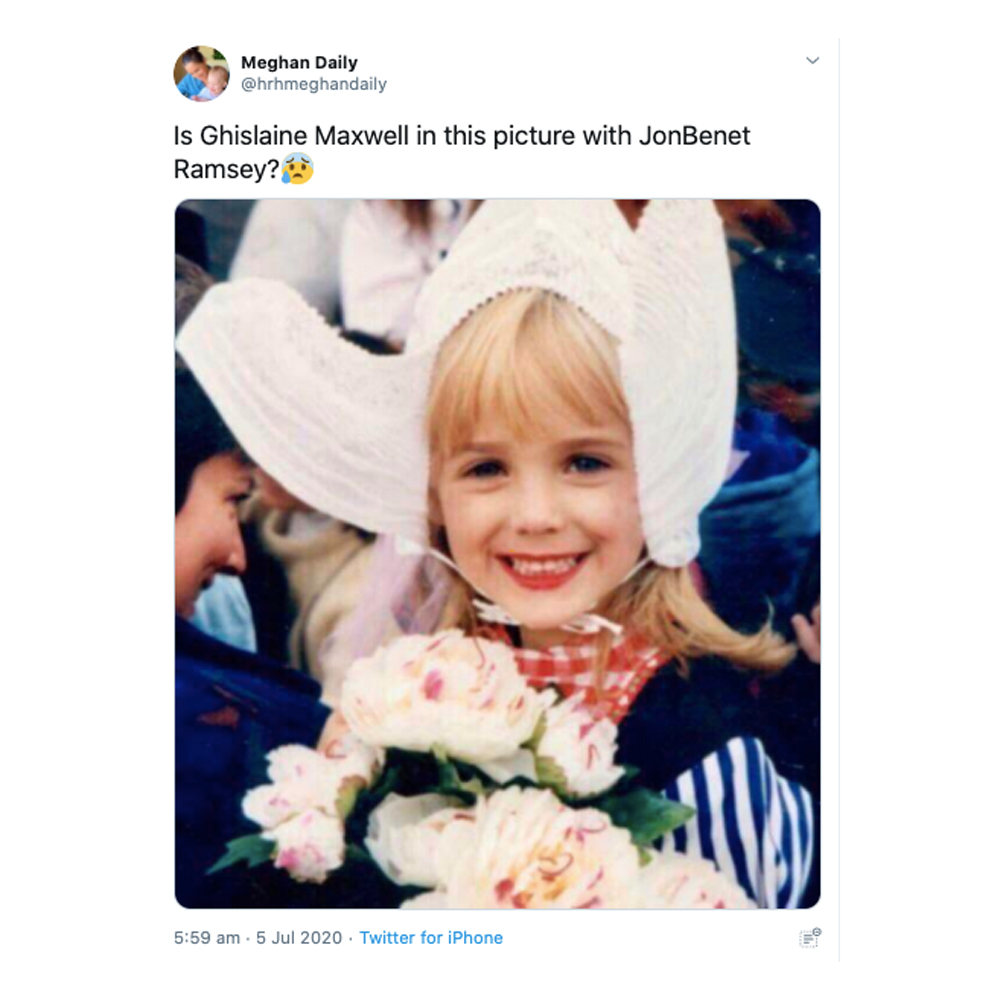 People Are Convinced Ghislaine Maxwell Is In The Background Of This ...